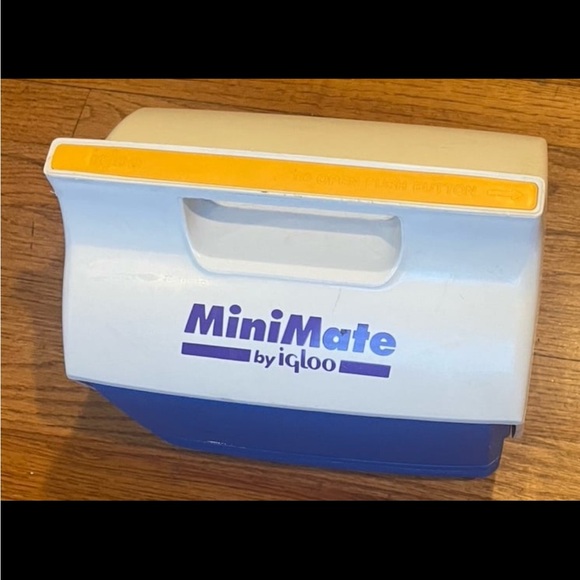 Igloo | Other | Vintage Mini Mate Igloo Cooler Blue And White | Poshmark